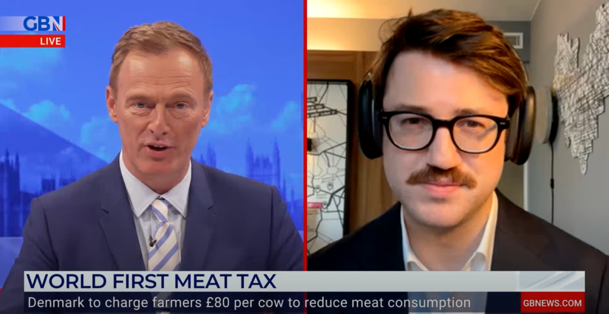 On GB News to talk Danish cow tax – Bill Wirtz